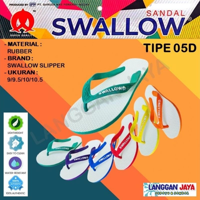Jual SANDAL JEPIT SWALLOW 05D (9-10,5) 100% ORIGINAL (KHUSUS ECERAN ...