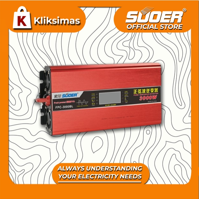 Jual SUOER INVERTER FPC 3000 WATT PURE SINE WAVE | Shopee Indonesia