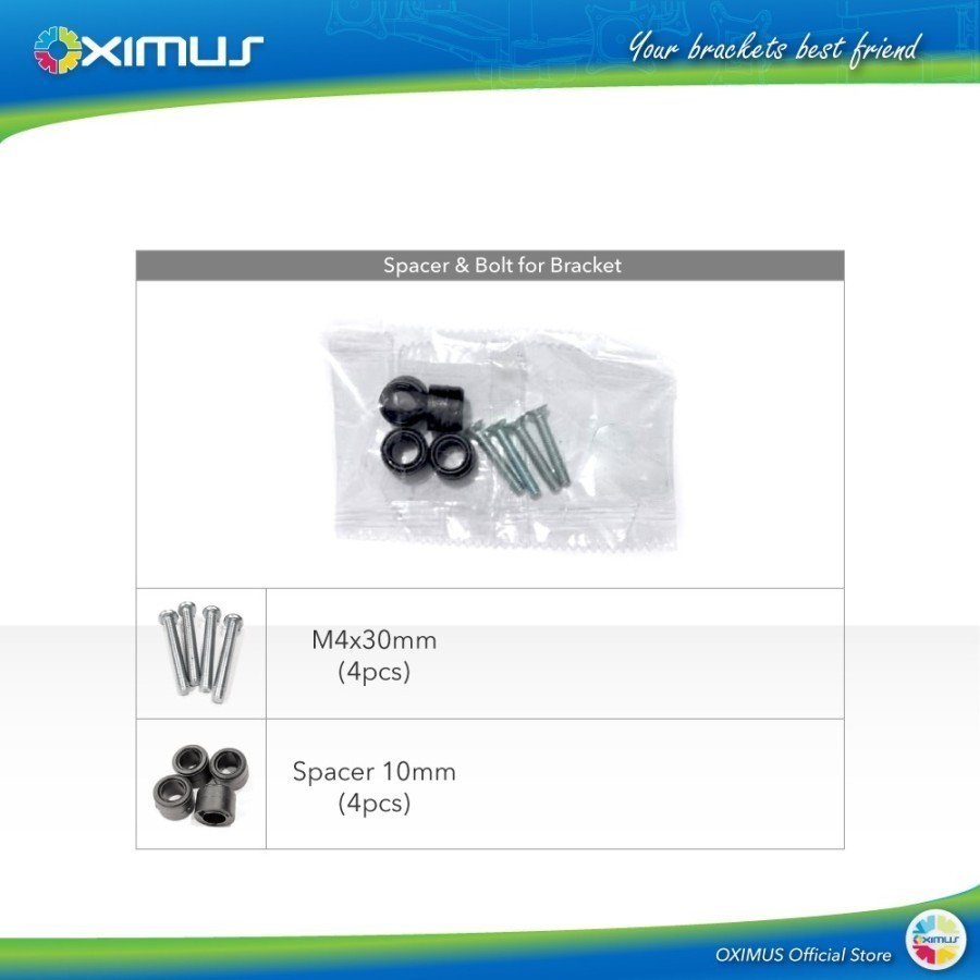 Jual Spacer dan Baut Set untuk Bracket Monitor Vesa Mount | Shopee ...