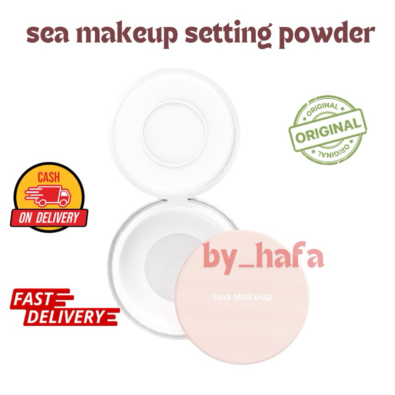 Jual Sea makeup acne care micro setting powder pore blur oil control ...
