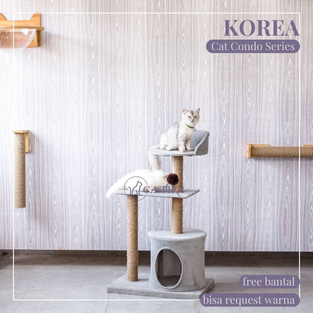 Jual Korea Series Caspira / GARUKAN KUCING/ CAT CONDO/ MAINAN KUCING ...