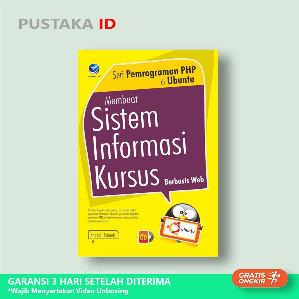 Jual Buku Seri Pemrograman PHP di Ubuntu: Membuat Sistem Informasi ...