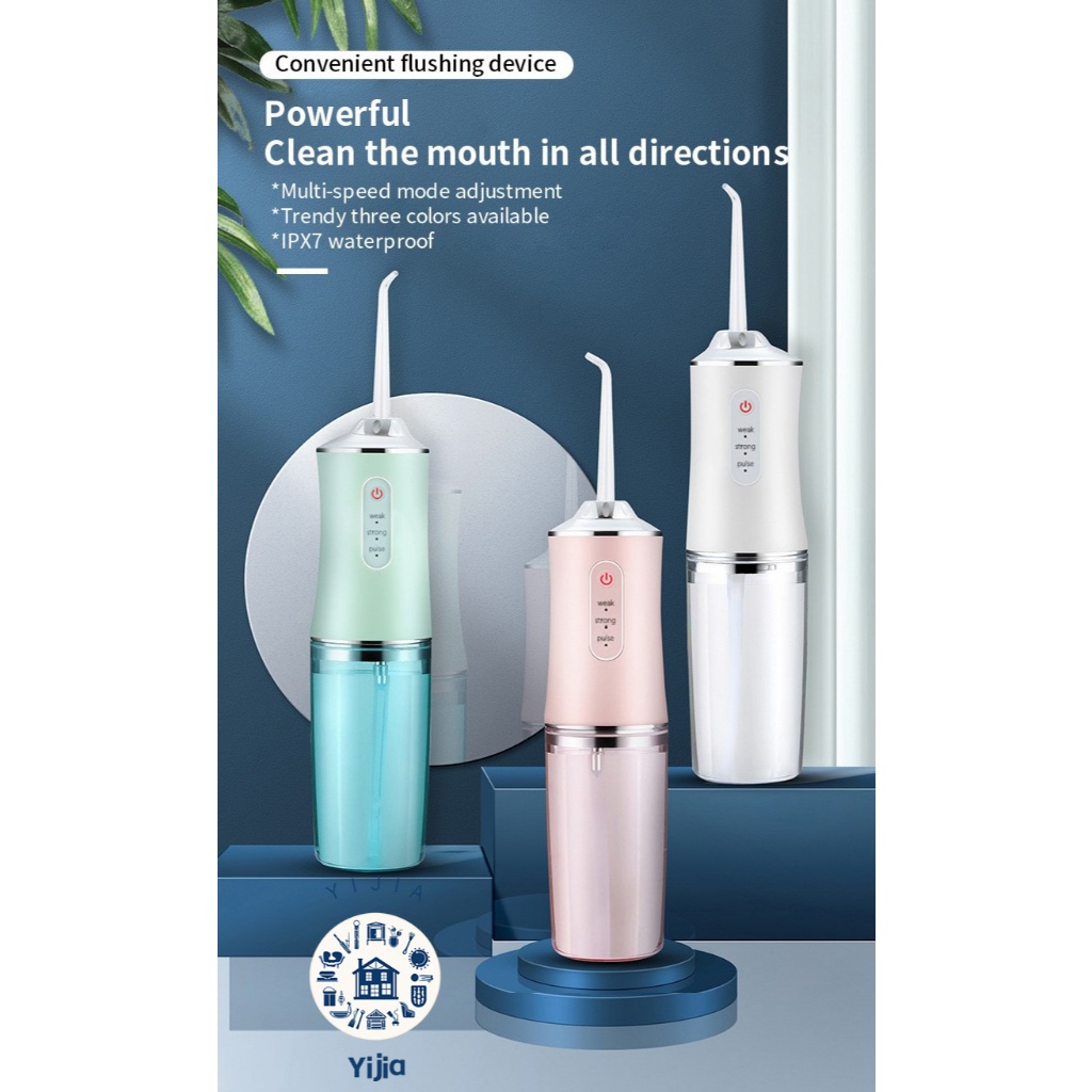 Jual Smart Electric Flushing Oral Irrigator Dental Water Jet Portable ...
