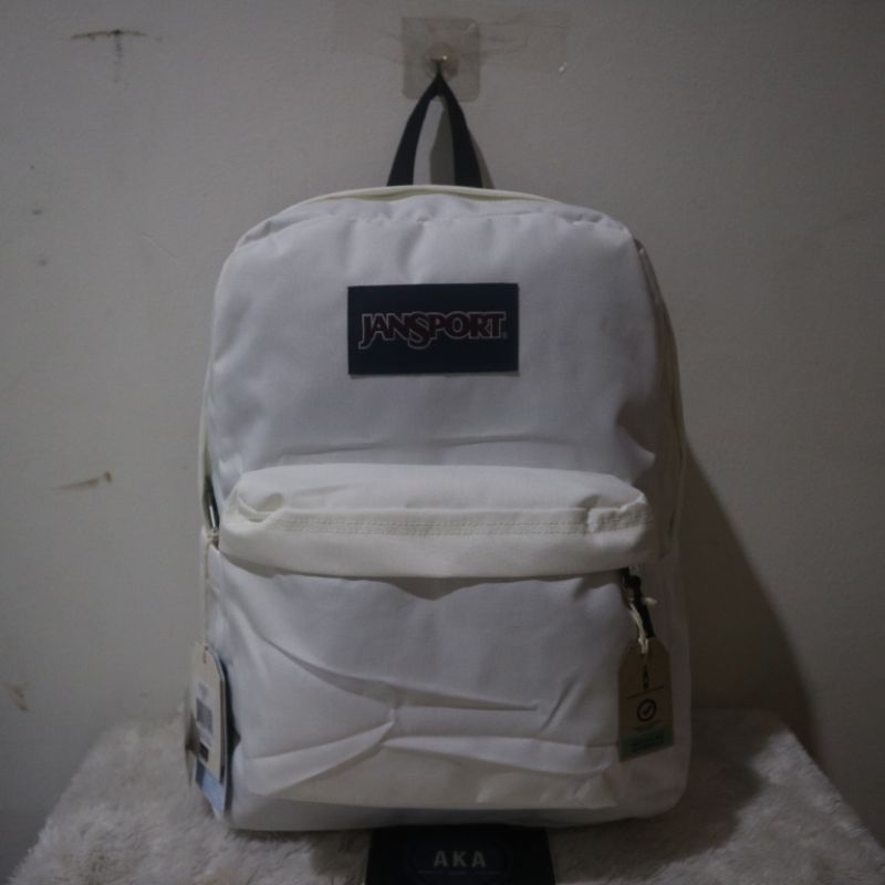 Jual Tas Jansport Superbreak New - White Backpack ( original bag 100% ...