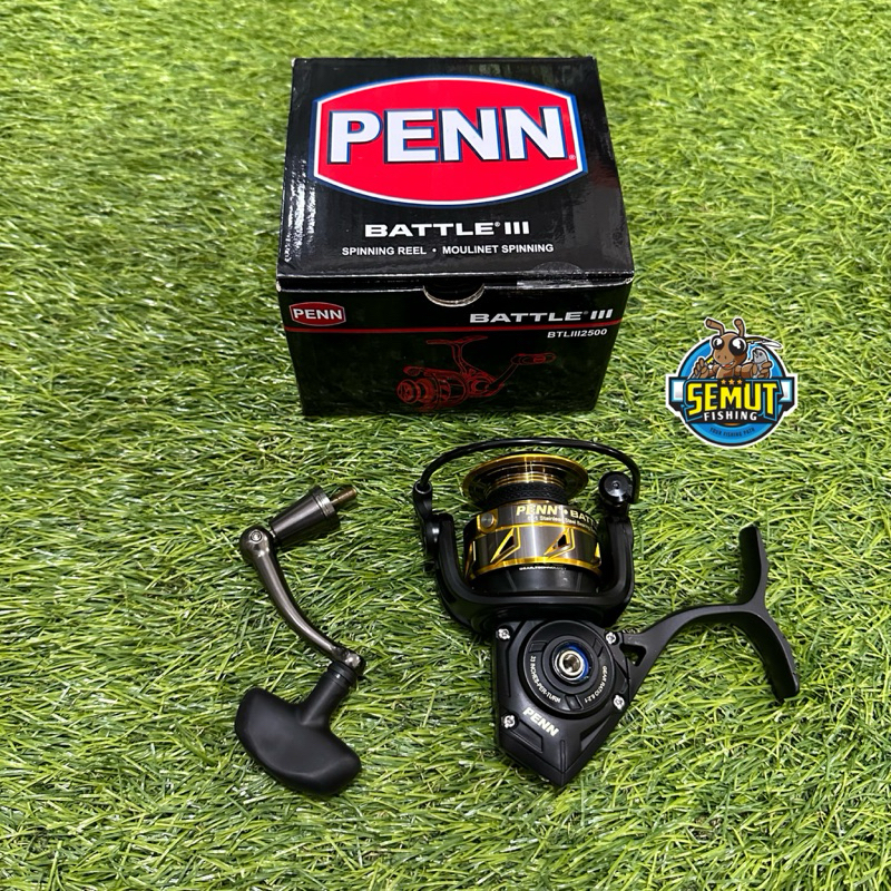 Jual PENN BATTLE III SP DAN HS REEL SPINNING SALTWATER POWER HANDLE ...