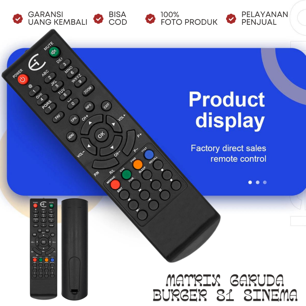 Jual remote matrix garuda universal burger mp4 | Shopee Indonesia