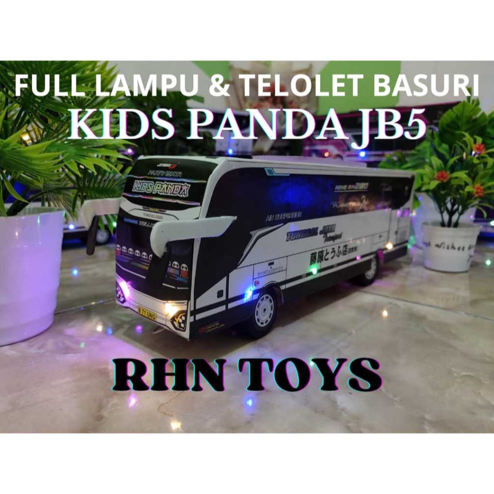 Jual ART A1E4 MINIATUR MAINAN BUS TELOLET BASURI KIDS PANDA JB5 TUNGGAL JAYA TERBARU | Shopee ...