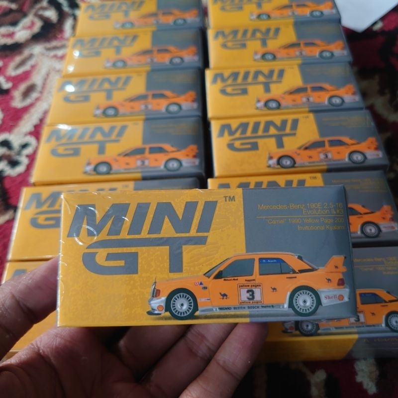 Jual Mini GT Mercedes Benz 190E Evolution Camel 1990 Yellow Page 200 ...