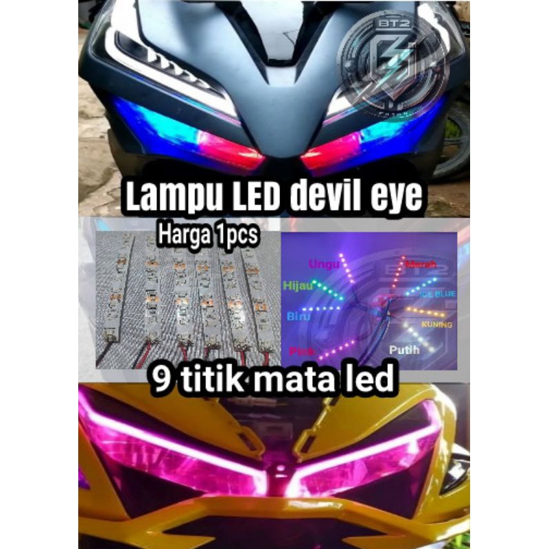 Jual LAMPU DEMON DEVIL EYE 9 MATA LED | Shopee Indonesia