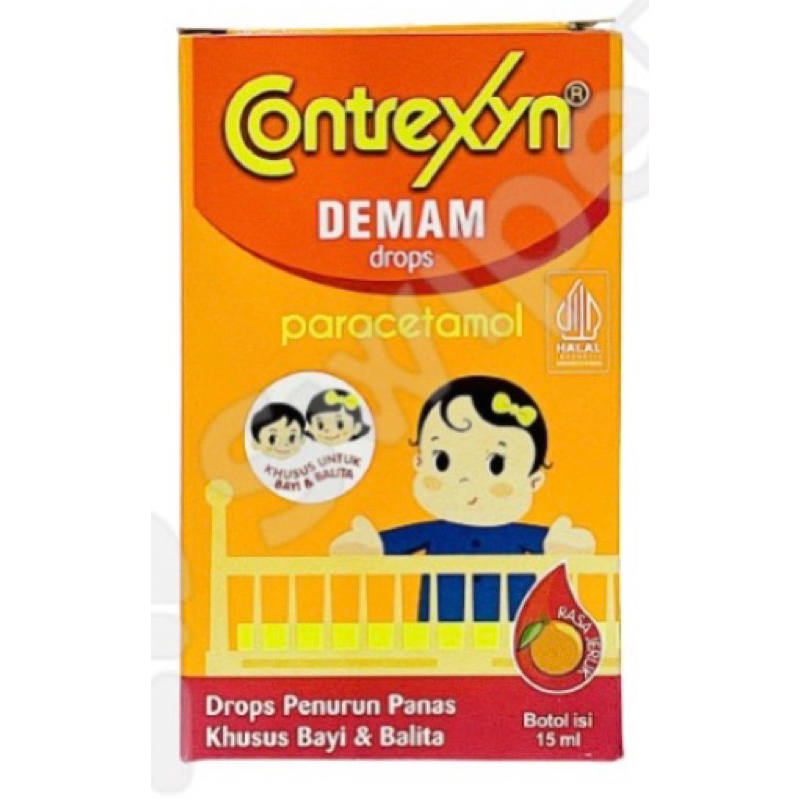 Jual CONTREXYN DEMAM 15ML (RASA JERUK) Supra Ferbindo DROPS DUS BOTOL ...