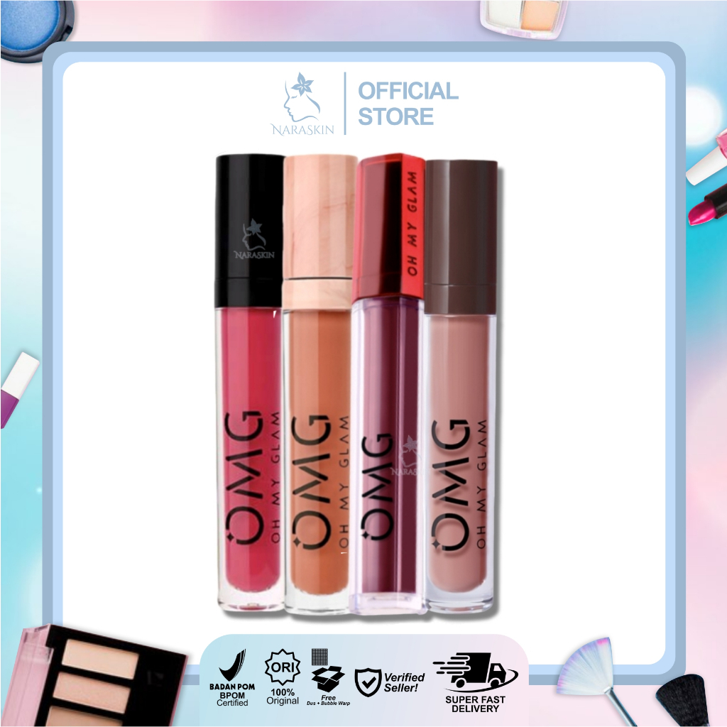 Jual Omg Oh My Glam Matte Kiss Lip Cream | Matte Last - Shade 01-027 ...