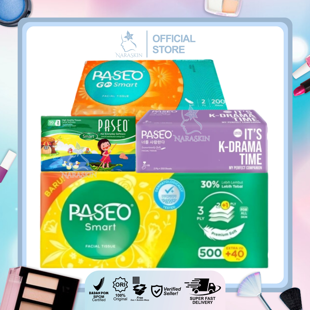 Jual Paseo Tissue Go Smart 200 | Its K Drama 250 | Smart 50 | 540 ...