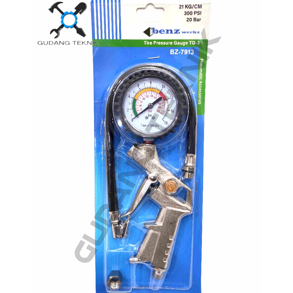 Jual ART S65W Tire Pressure Gauge TG3 BZ7913 BENZ Alat Isi Angin ...