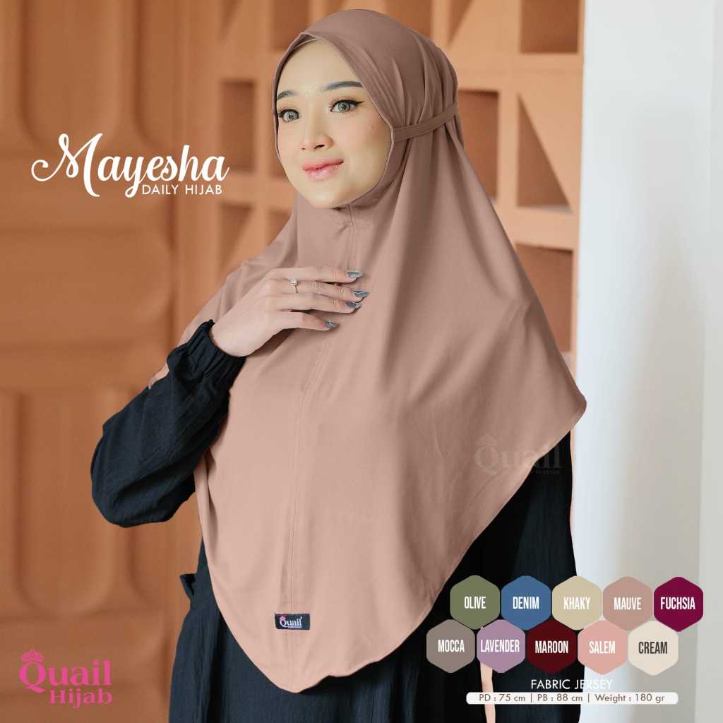 Jual MAYESHA hijab jersey original Quail Hijab | Shopee Indonesia