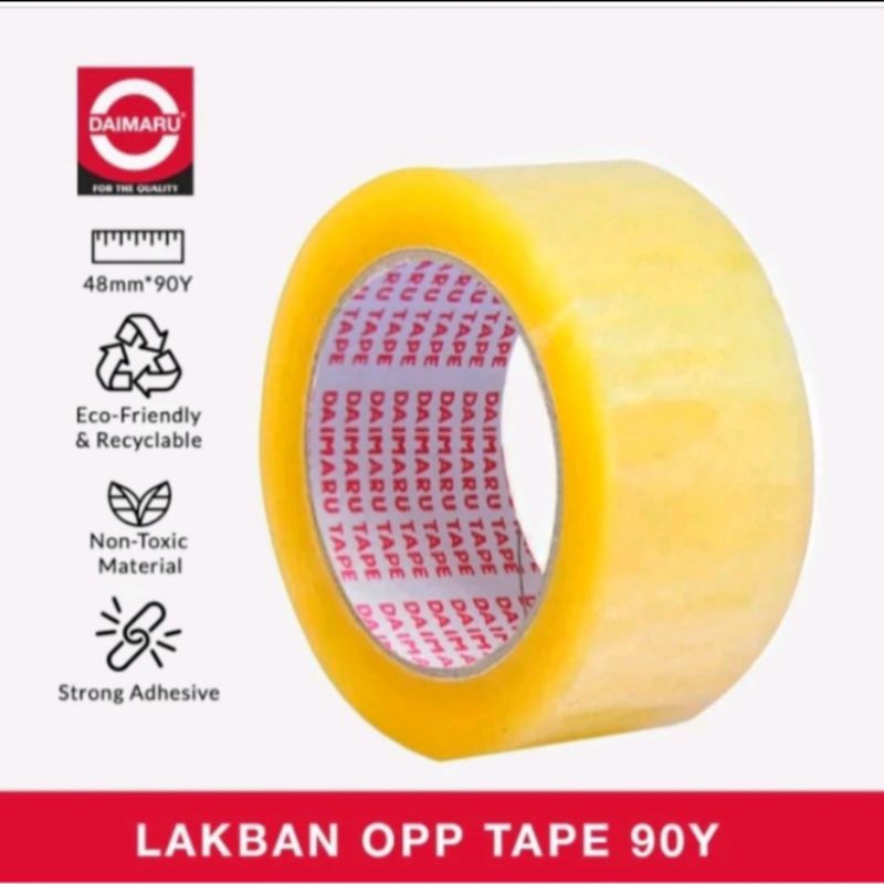 Jual Lakban/OPP Daimaru(2")90yard | Shopee Indonesia