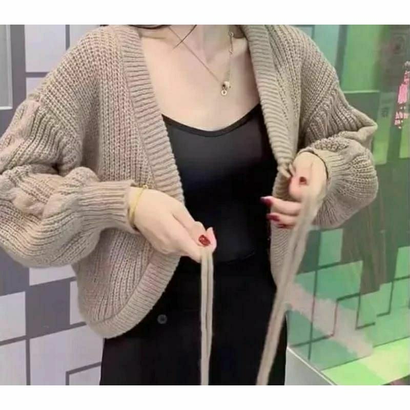 Jual Bolero Rajut Wanita Oversize Cardigan Crop Outer 7 Gate/Sweater tali model to terbaru ...