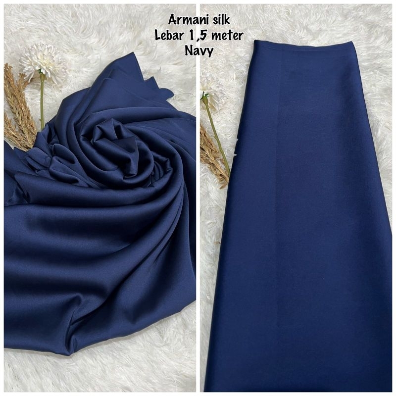 Jual kain polos eceran murah | kain armani silk polos | kain bridesmaid ...