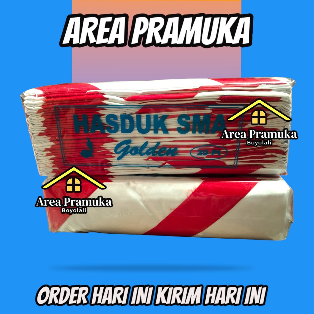Jual 1 kodi Hasduk SMA / Hasduk pramuka SMA isi 20 biji | Shopee Indonesia