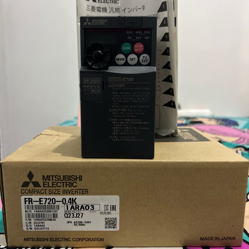 Jual Inverter Mitsubishi FR-E720-0.4K 220V Original JAPAN | Shopee Indonesia