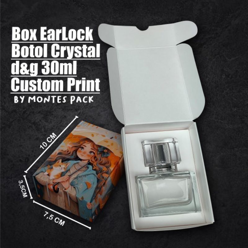 Jual BOX EARLOCK CUSTOM PRINT| untuk botol CHRYSTAL D&G 30ml | box ...