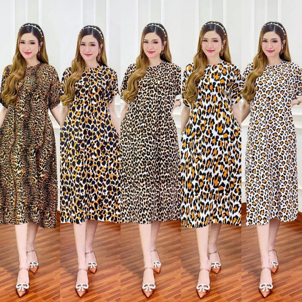Jual Daster Cantika Motif Macan Leopard Busui Frendly Resleting Depan ...