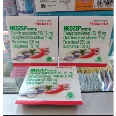 Jual Obat Neozep Forte Pereda Flu 1 Strip (4 pc) | Shopee Indonesia