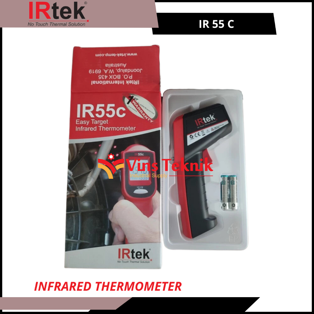 Jual INFRARED THERMOMETER IR55C IRTEK CIRCULAR LASER IR 55 C | Shopee ...