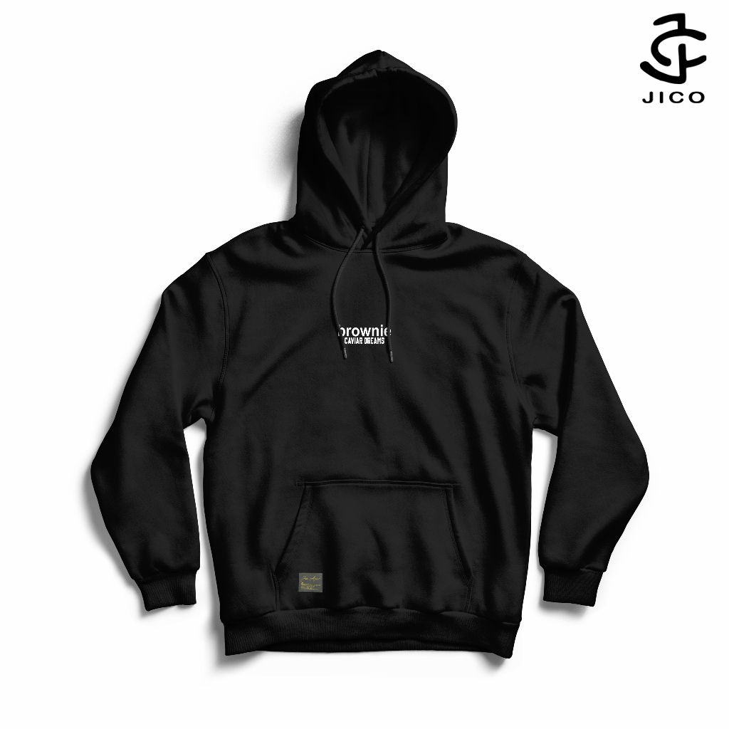 Jual JICO - Jaket Hoodie Unisex Oversize Sablon Brownie Caviar Size M ...