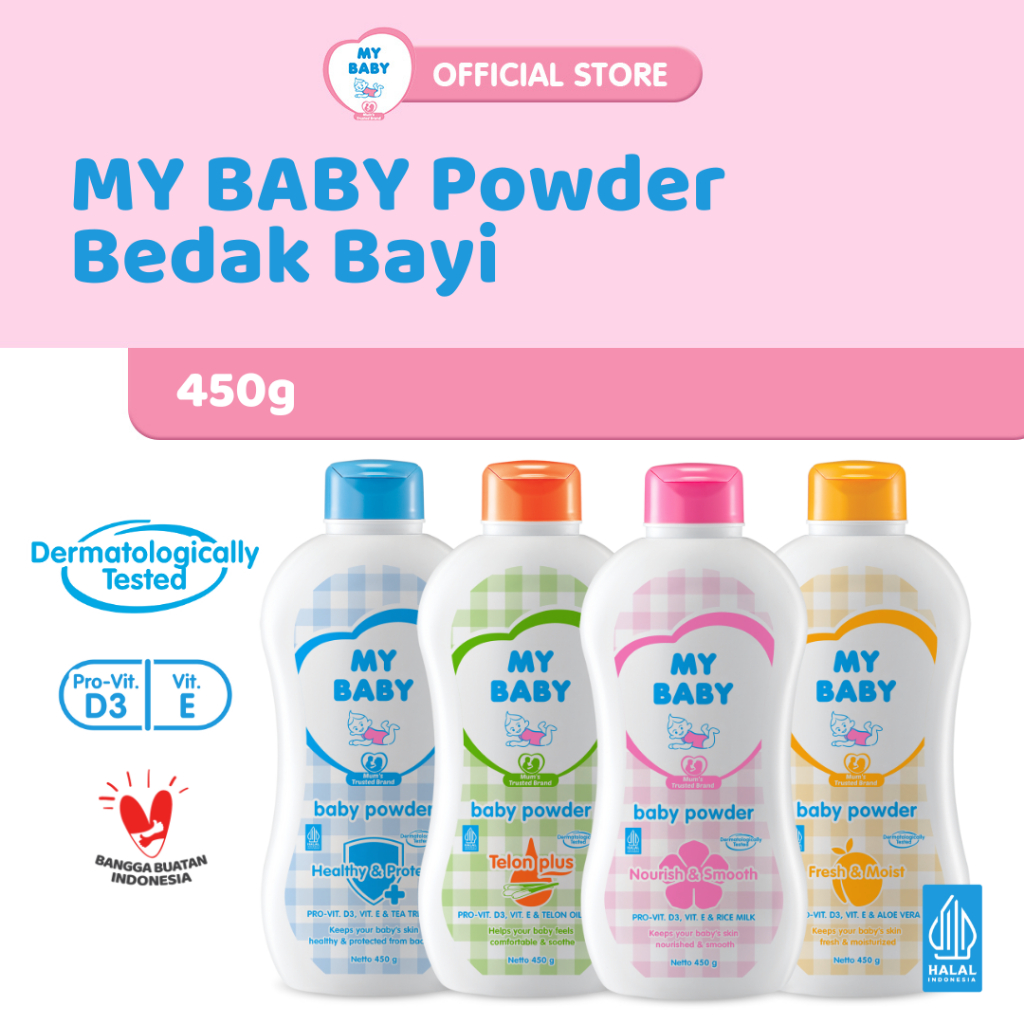 Jual MY BABY Powder - Bedak Bayi 450 g | Shopee Indonesia