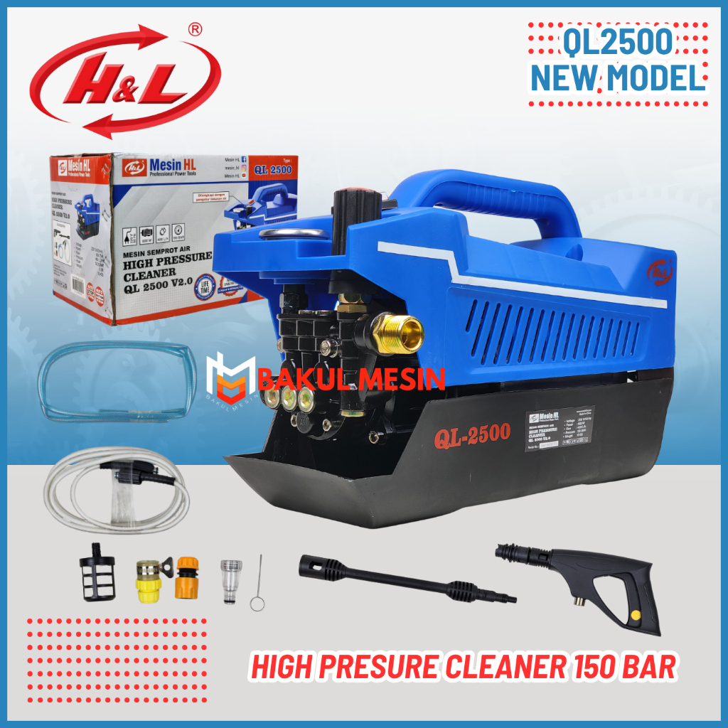 Jual Mesin Cuci Steam Motor Mobil AC Jet Cleaner H&L QL2500 QL 2500 ...