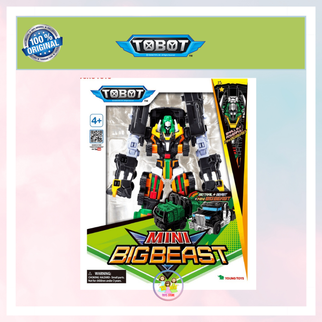 Jual Tobot GD Galaxy Detective Mini Big Beast Original Young Toys ...