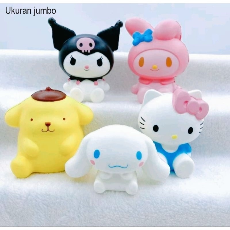 Jual Mainan Squishy Sanrio Chubby / Squishy Lucu Pencet Super Slow ...