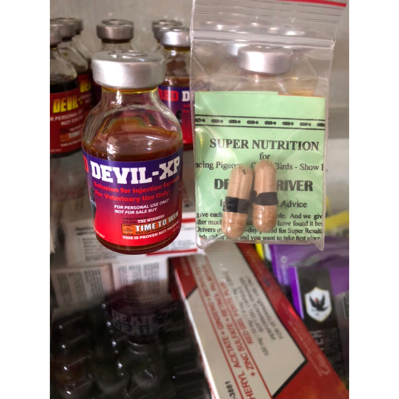 Jual Doping ayam aduan Original paket Demon driver Red devil injeksi ...