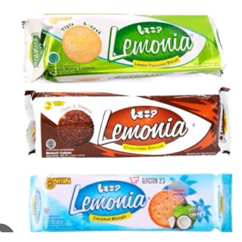 Jual nissin LEMONIA biscuit 130gr aneka rasa | Shopee Indonesia