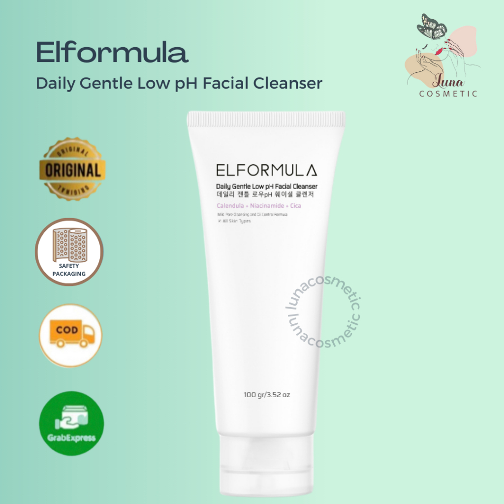 Jual Elformula Daily Gentle Low pH Facial Cleanser | Shopee Indonesia