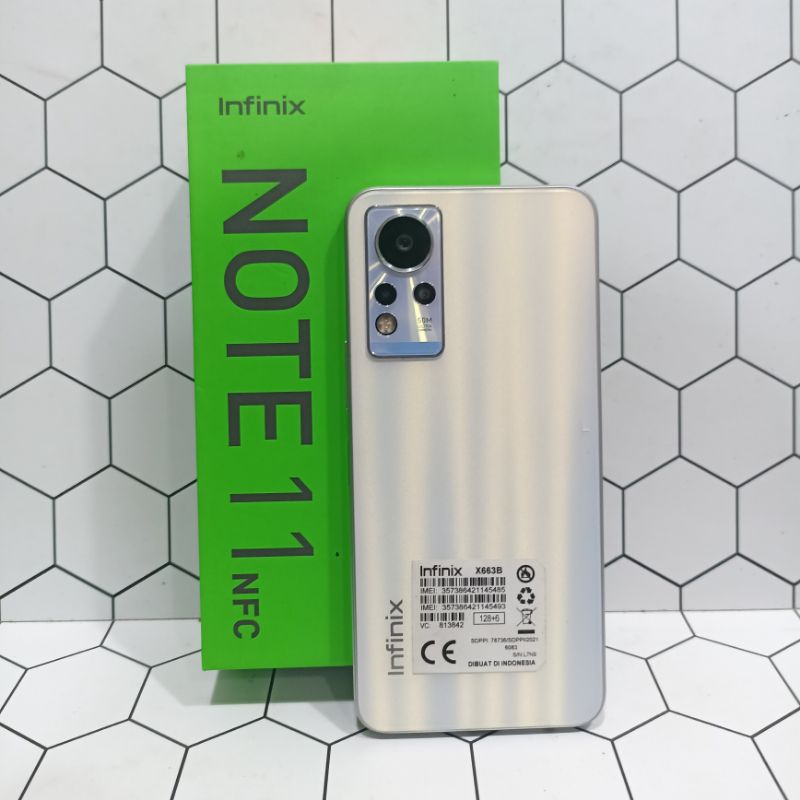 Jual Infinix Note 11 NFC RAM 6/128GB Second Fullset seken-bekas fullset ...