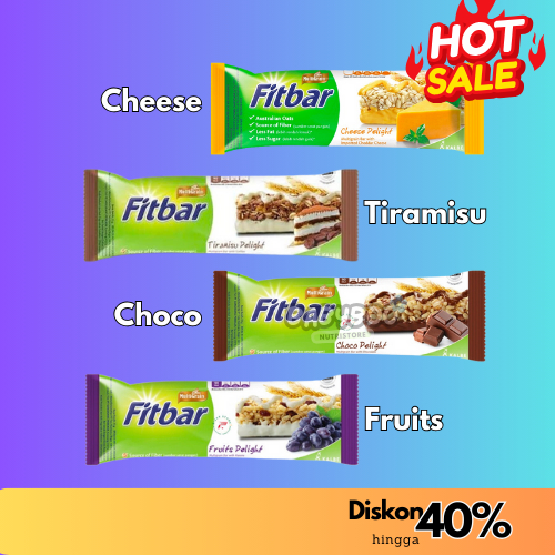Jual Fitbar Multigrain Delight 1 Pcs // Kalbe Nutritionals Fit Bar ...
