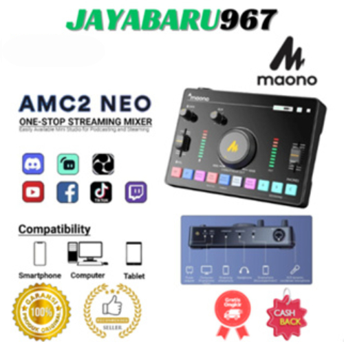 Jual MAONO CASTER AMC2 NEO PODCAST STREAMING MIXER AMPLI | Shopee Indonesia