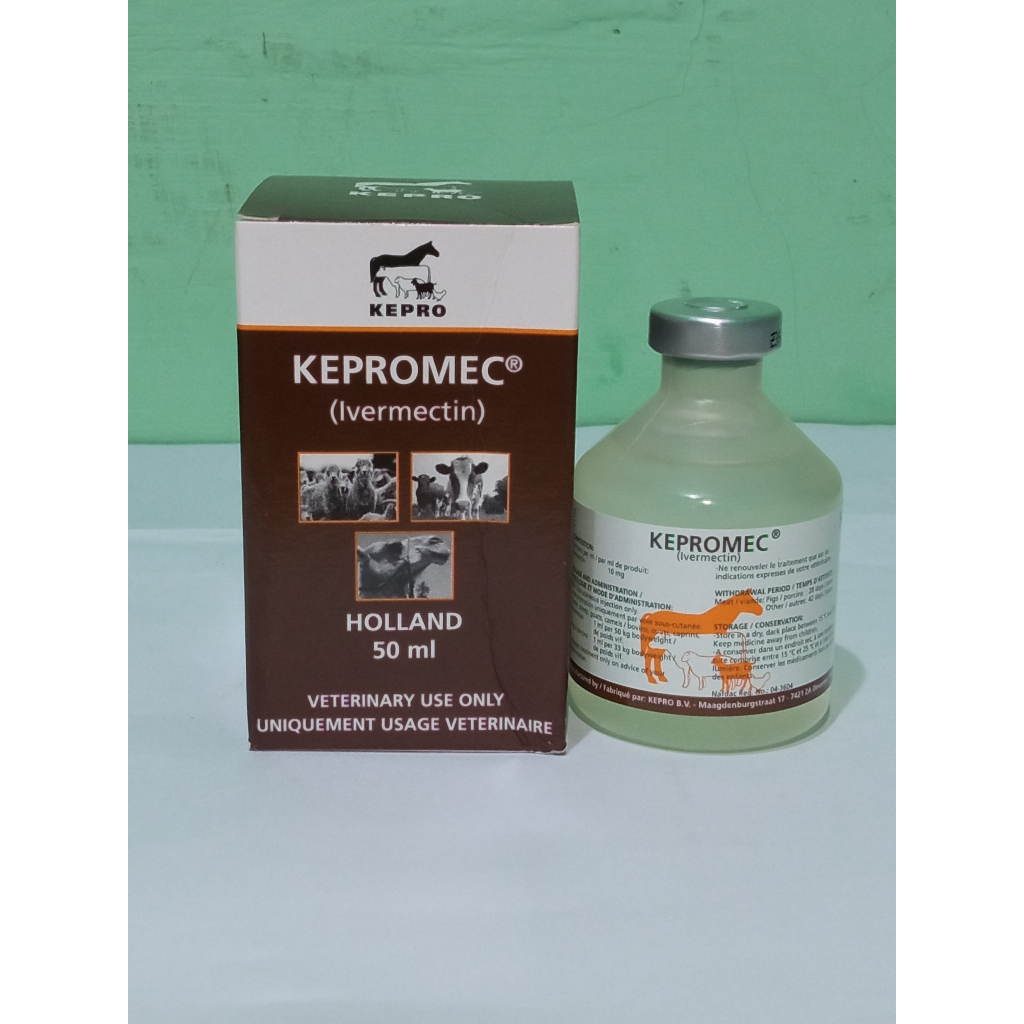 Jual KEPROMEC INJEKSI 50 ml - obat cacing, gudig, scabies, gurem hewan ...