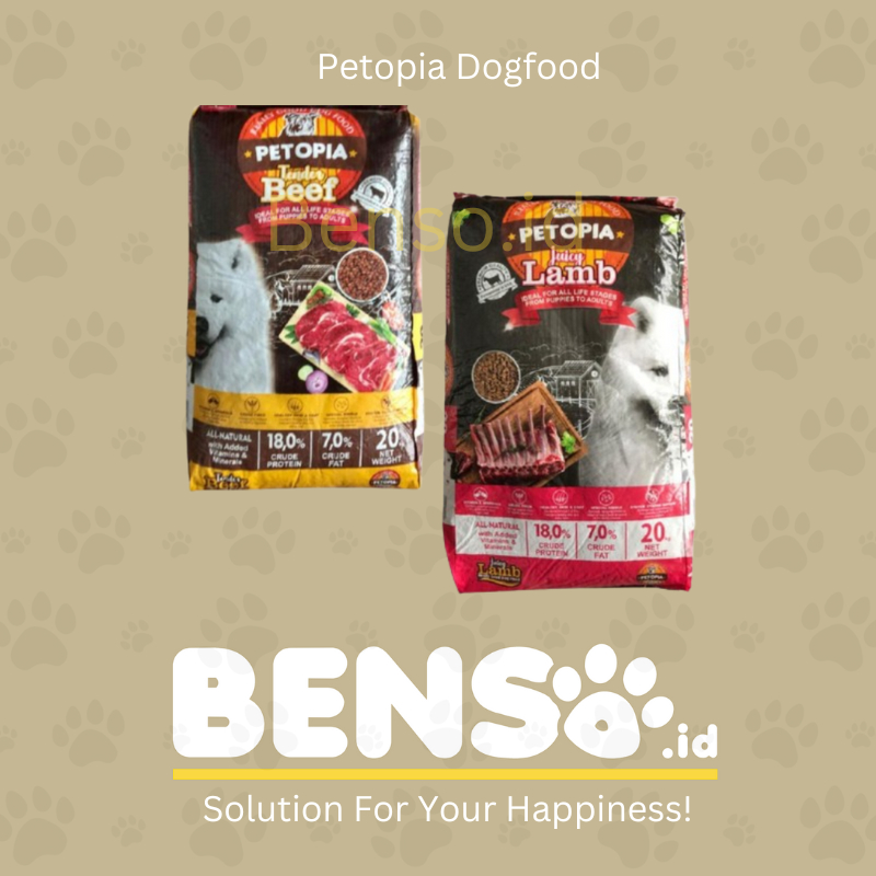 Jual Petopia Lamb Dry Dog Food 20 kg - Dogfood Makanan Anjing Kering ...