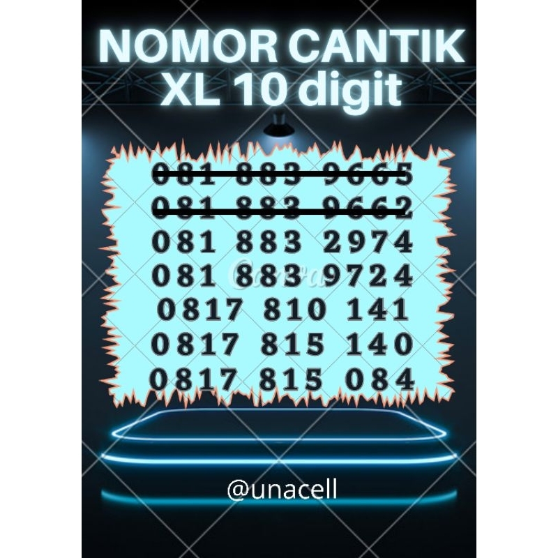 Jual XL 10 DIGIT | Shopee Indonesia