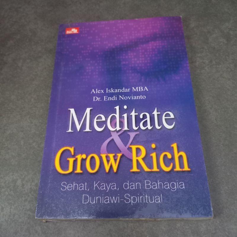 Jual Buku Meditate and Grow Rich Sehat Kaya dan Bahagia Duniawi ...