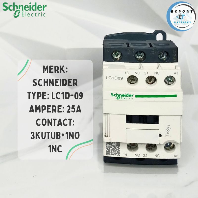 Jual Kontaktor Scheneider LC1D09-M7 25A Original | Shopee Indonesia