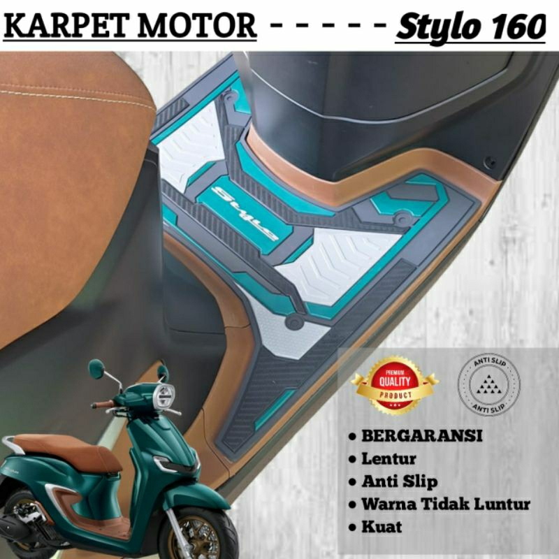 Jual Karpet Alas Kaki Honda Stylo 160 Bahan Karet Premium | Shopee Indonesia