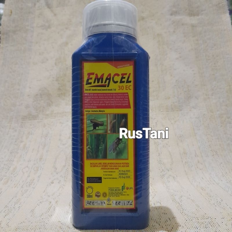 Jual Insektisida Emacel 30EC 500ml bahan aktif : emamectin Benzoat 30g ...