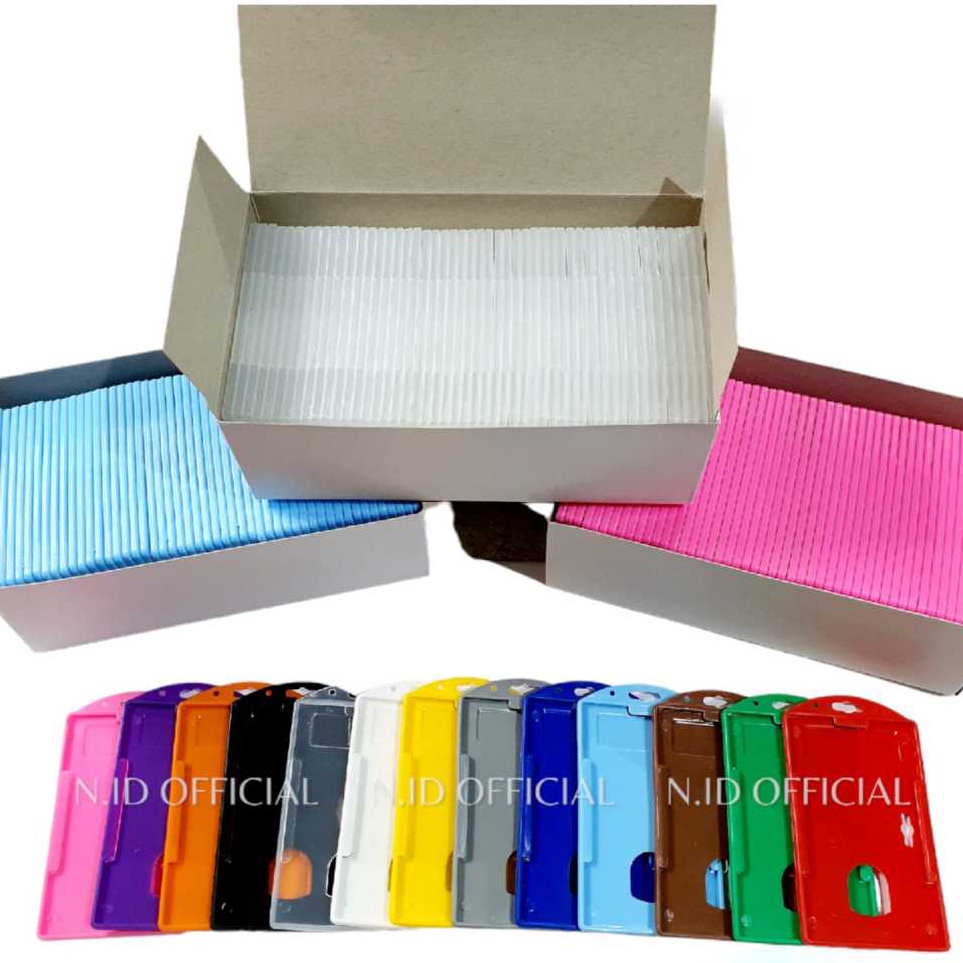 Jual Langsung Order ID Card Casing Case Holder Frame Name Tag Plastik ...