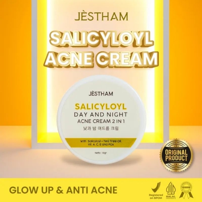 Jual Jestham Salicyloyl Acne Cream 2in1 | Shopee Indonesia