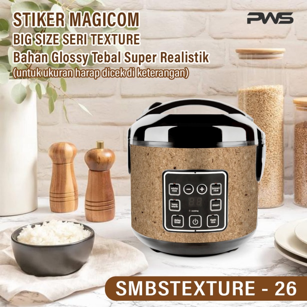 Jual STIKER MAGICOM BIG SIZE MOTIF TEXTURE / RCB / RICE COOKER STICKER ...