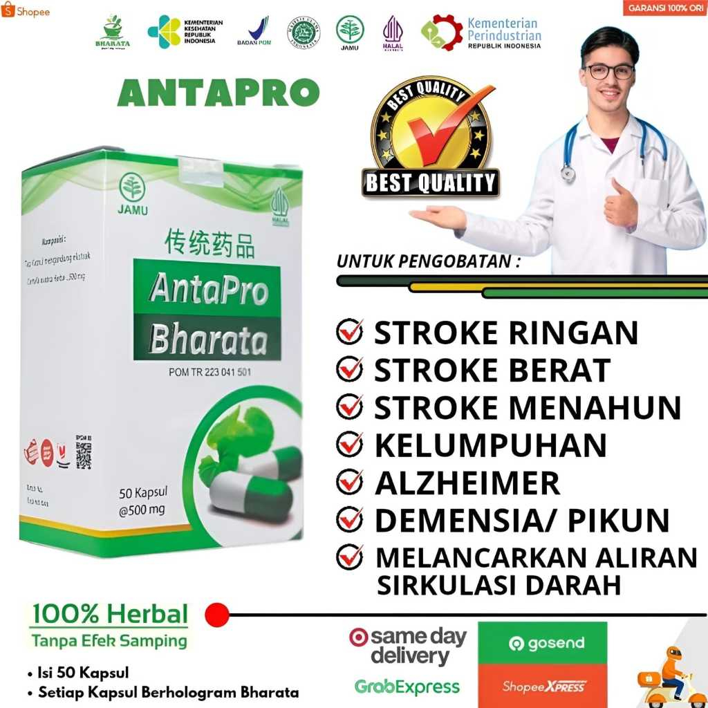 Jual Obat Stroke Ringan dan Berat, Melancarkan Sirkulasi Darah ...