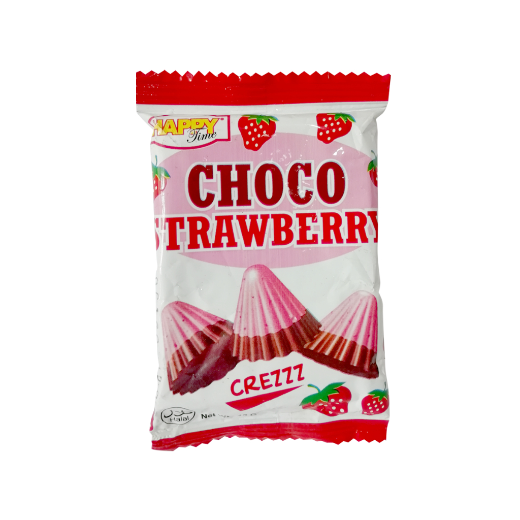 Jual Happy Time Choco Strawberry ( Isi 10 Pcs) | Shopee Indonesia